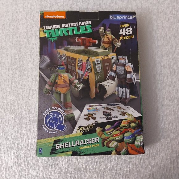 Toys | Nickelodeon Teenage Mutant Ninja Turtles Papercraft Vehicle ...